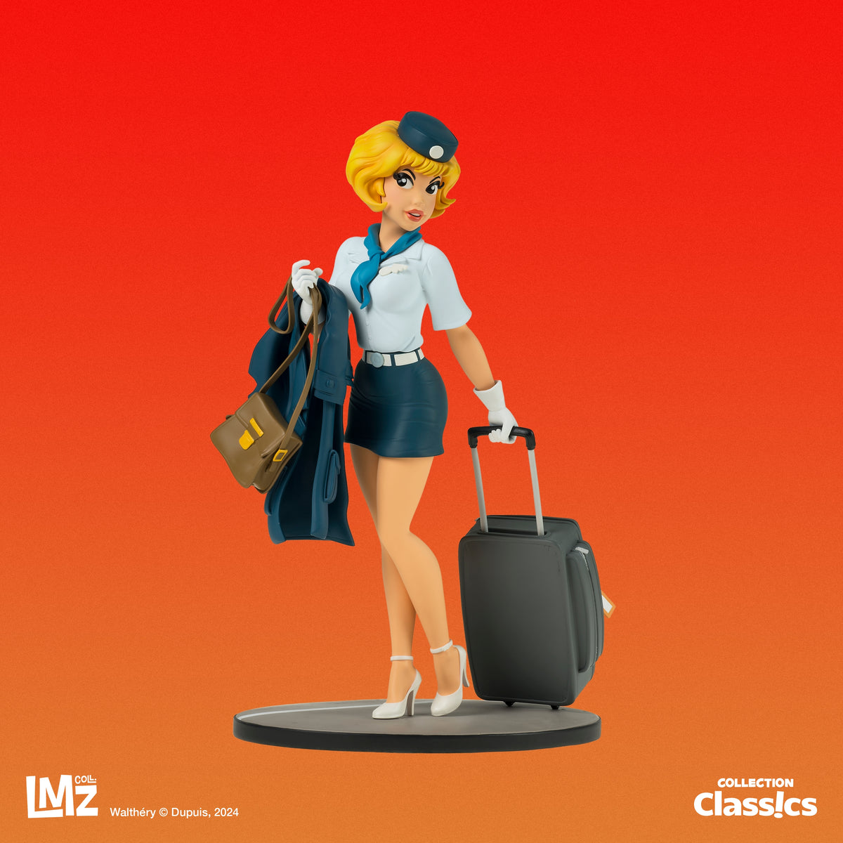Statuette de collection Natacha avec sa valise LMZ Collectibles Class! – La Marque Zone