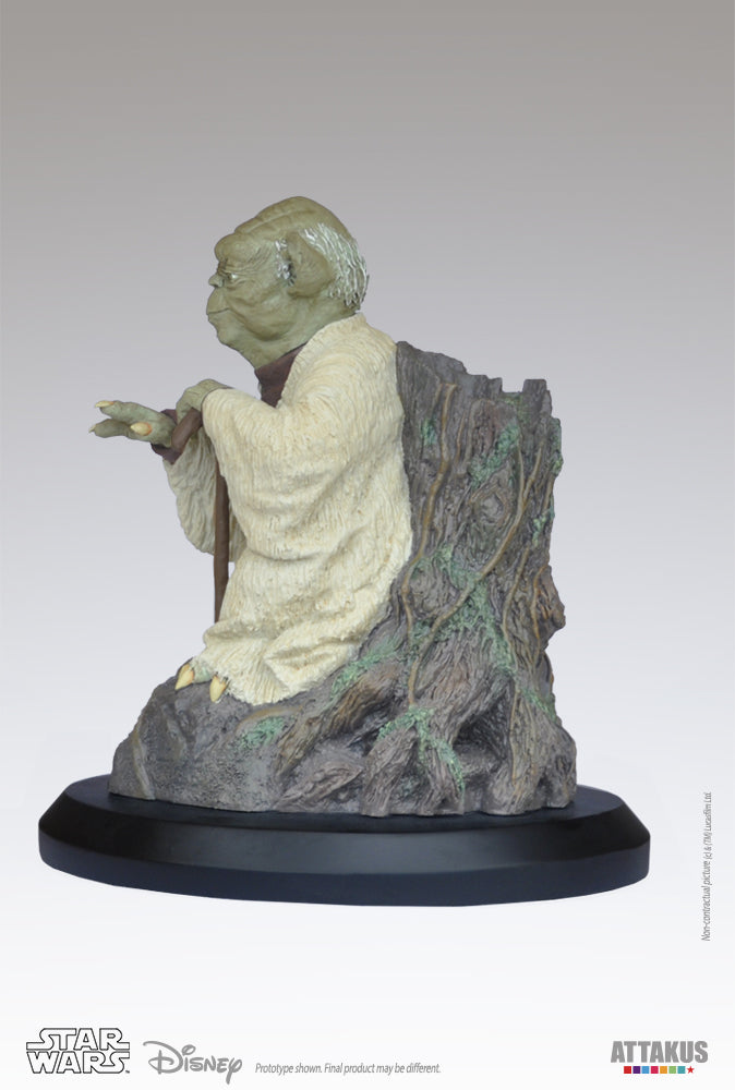 Figurine Attakus Yoda using the force on Dagobah Star Wars sw104 statuette en résine 1/5 – La ...