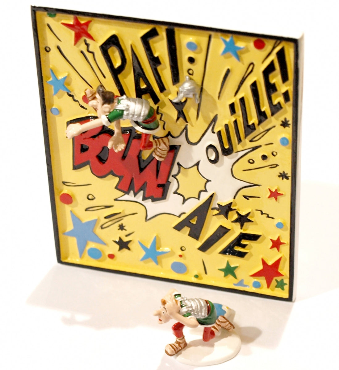 ASTERIX - "PAF! BOUM! OUILLE! AIE!" - diorama en métal 10 cm, pixi ...