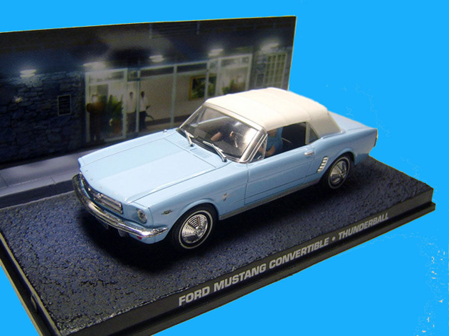 JAMES BOND, THUNDERBALL: FORD MUSTANG CONVERTIBLE - véhicule miniature ...