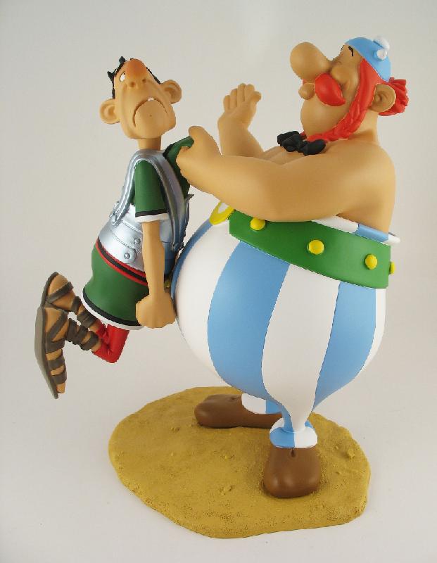 ASTERIX: OBELIX "PAF!" - statuette résine 36 cm, leblon-delienne ...