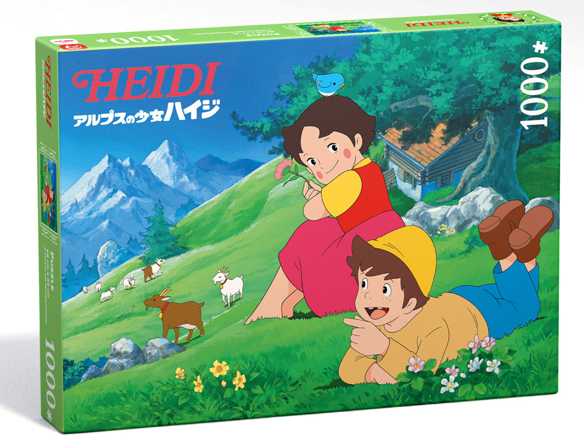 Puzzle Heidi "La promenade dans les Alpes" 1000 pièces Les séries de N ...