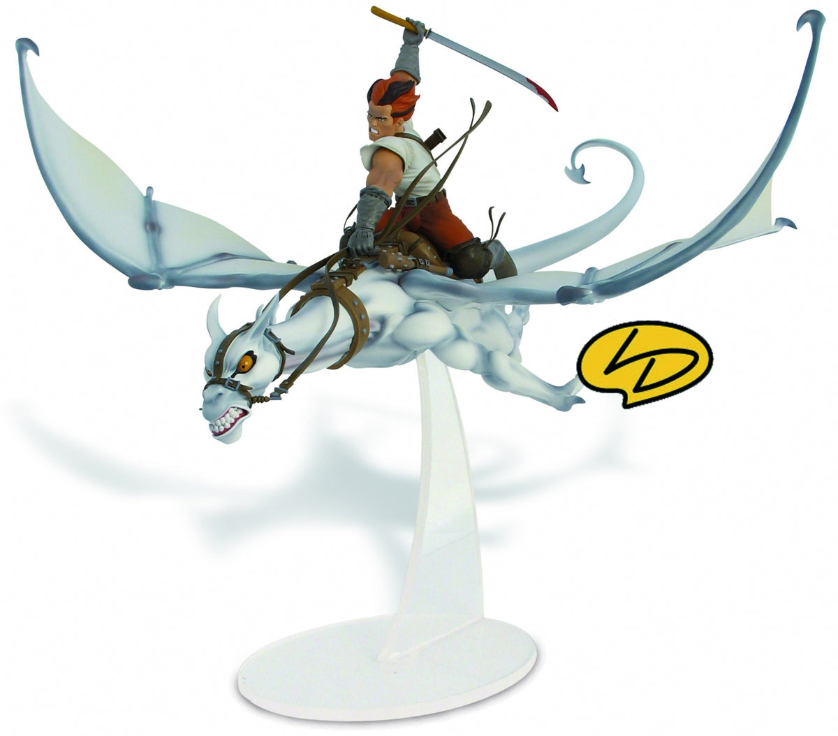 LANFEUST CHEVAUCHANT SPHAX - statuette résine 57 cm, leblon-delienne ...