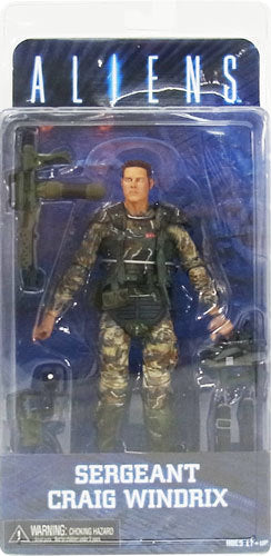 ALIENS: SERGEANT CRAIG WINDRIX - figurine articulée 18 cm, neca ...
