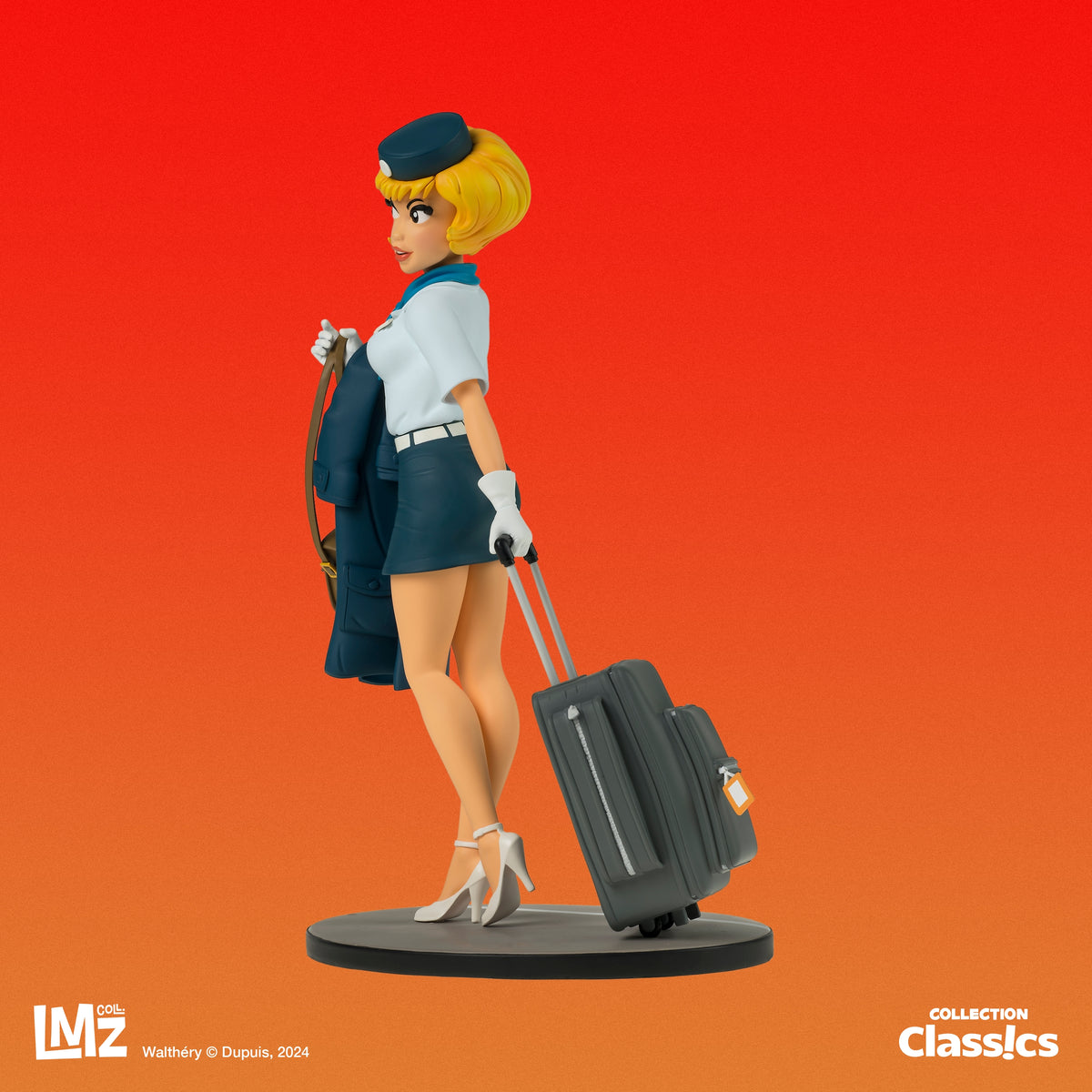 Statuette de collection Natacha avec sa valise LMZ Collectibles Class! – La Marque Zone