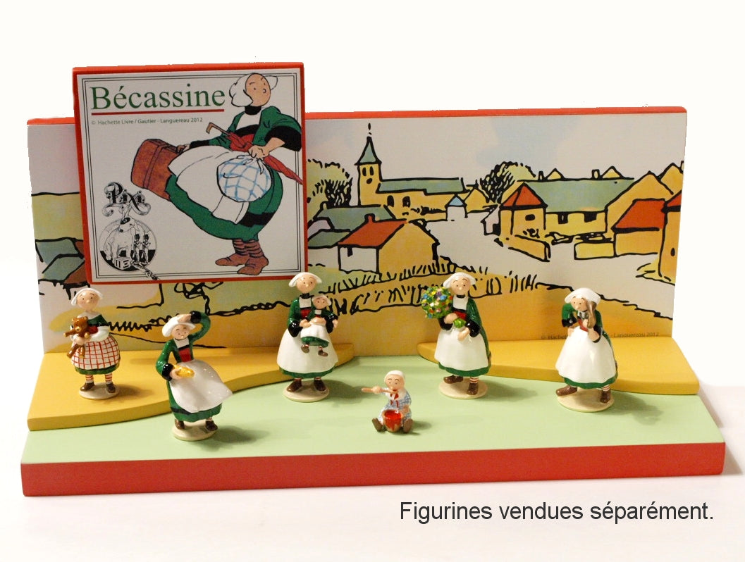 BECASSINE: PRESENTOIR BOIS POUR FIGURINES DE LA COLLECTION "ORIGINE ...