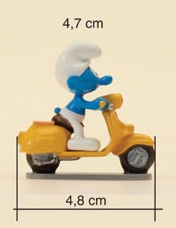 Figurine Pixi Les Schtroumpfs: le Schtroumpf à scooter jaune 6482 – La ...
