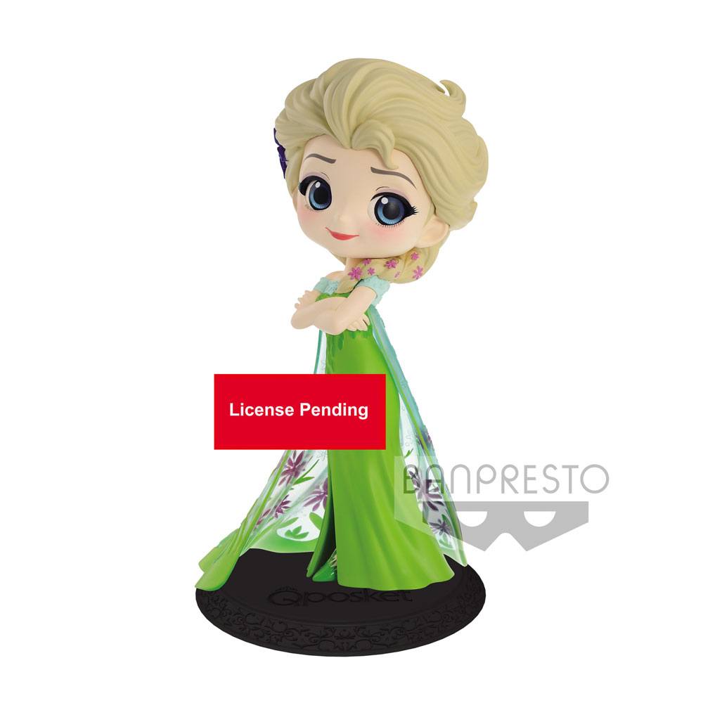 Q Posket Elsa Frozen Fever Design Disney Characters Banpresto 85498 (A ...