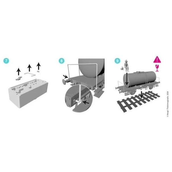 Tintin Le wagon Loch Lomond "L'Ile Noire" Tintinimaginatio 2024 (40030 ...