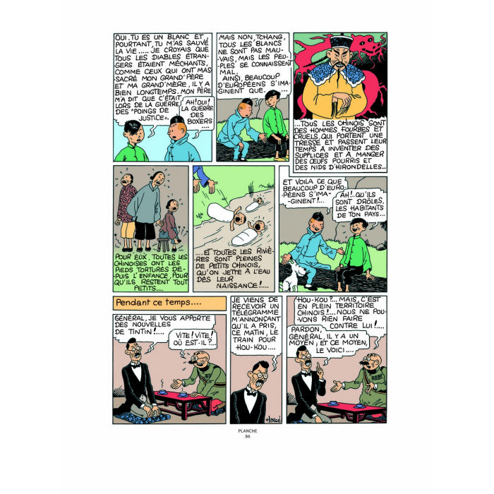 TINTIN Le Lotus Bleu - version colorisée Editions Moulinsart/Casterman ...