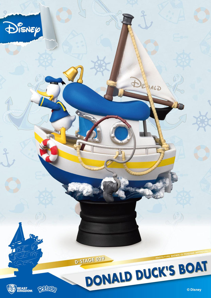 Donald Duck's Boat D-Stage 029 Diorama Beast Kingdom DS029 – La Marque Zone