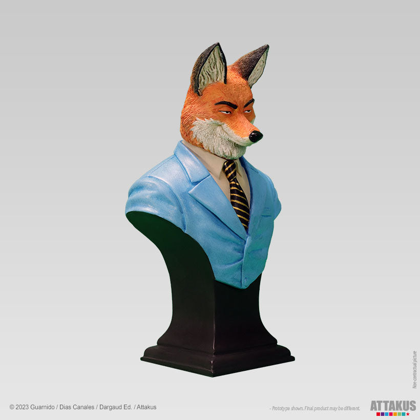 Buste de collection en résine Blacksad Lieutenant de police (Renard) A – La Marque Zone