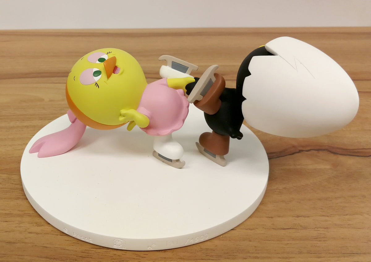 Statuette Calimero et Priscilla Patineurs Leblon-Delienne lca04 2003 ...