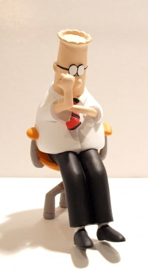 Figurine DILBERT demons & merveilles v15p Scott Adams statuette résine ...