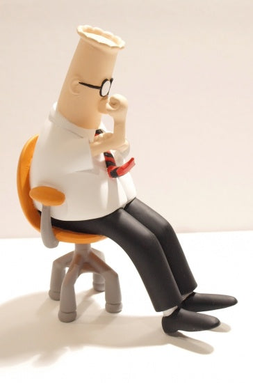 Figurine DILBERT demons & merveilles v15p Scott Adams statuette résine ...