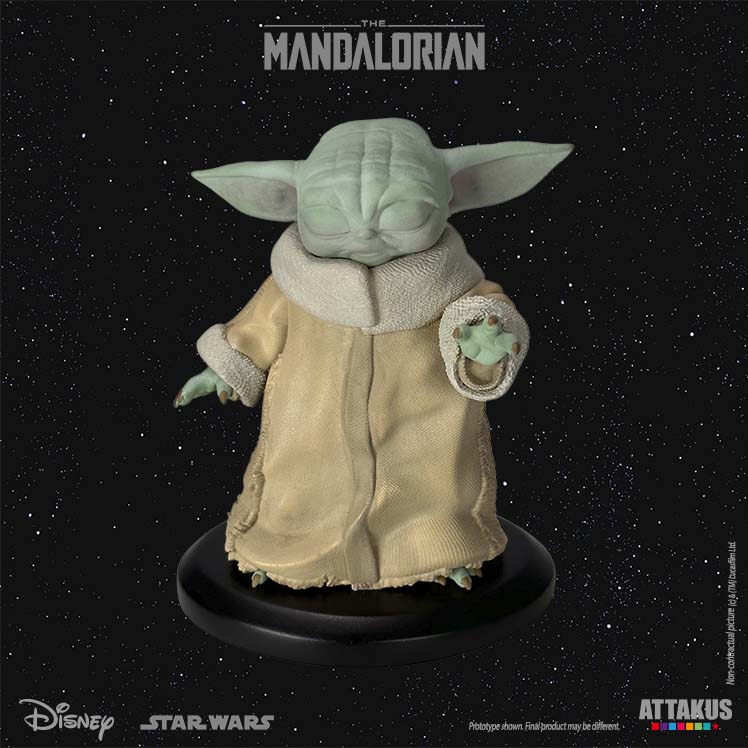 Figurine Attakus Star Wars The Mandalorian Grogu using the force Class ...