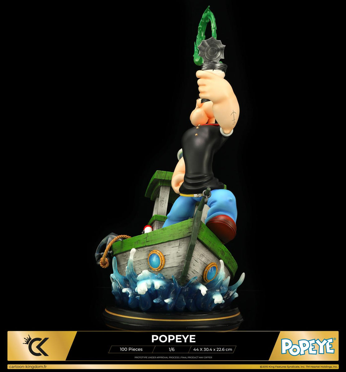 Figurine de collection Popeye, S.S. Spinach Boat Version 1/6 Cartoon K ...