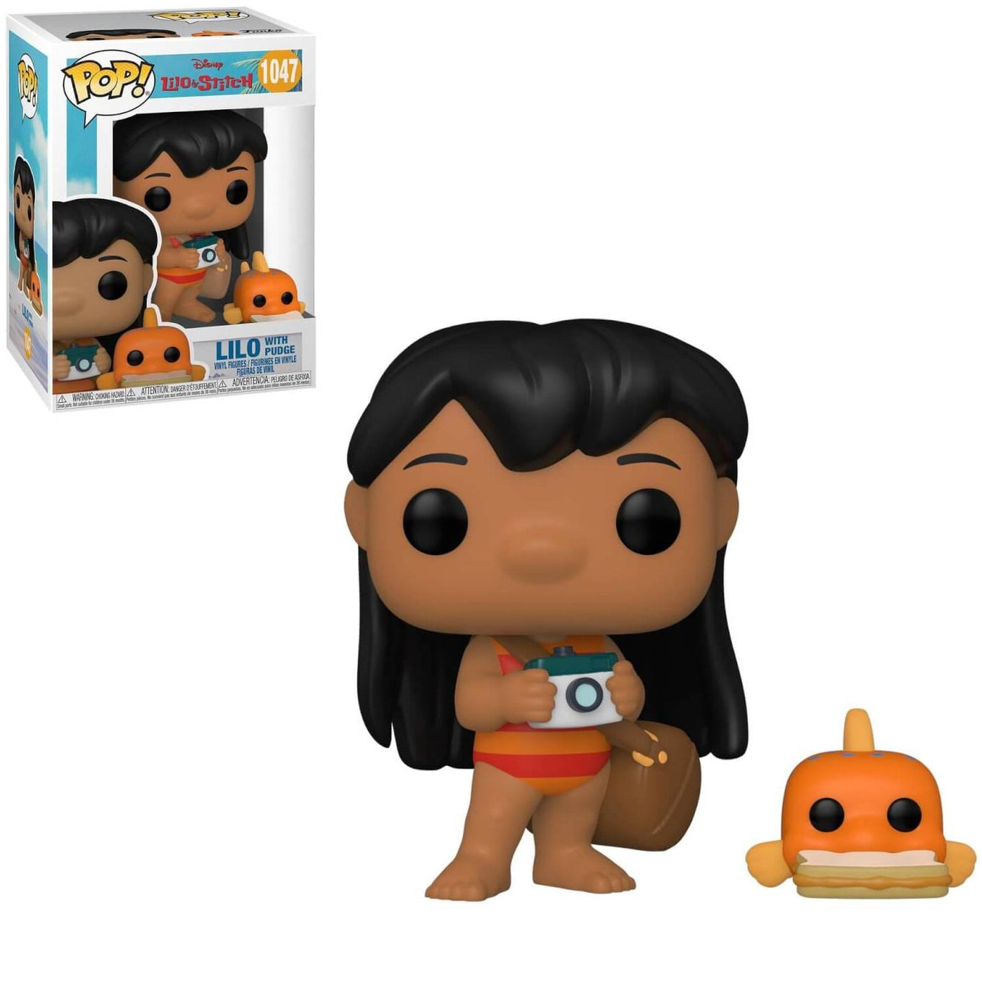 Figurine Lilo & Stitch Funko Pop! Lilo with Pudge Disney 1047 55621 ...