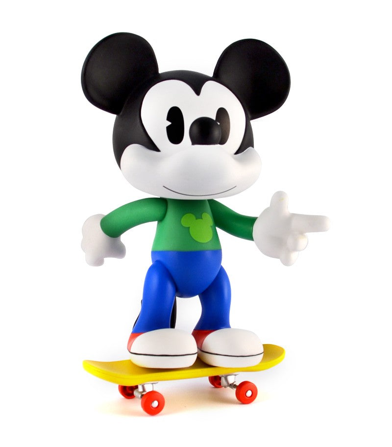 MICKEY: ARTOYZ MICKEY SKATE-BOARD - figurine vinyl articulée 22 cm ...