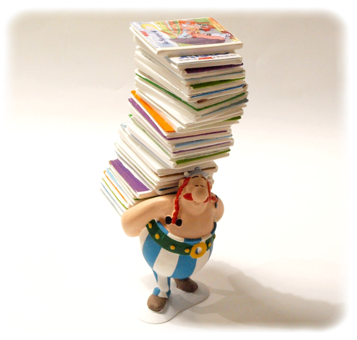 ASTERIX: OBELIX PORTANT LES ALBUMS, COLLECTION "PILES & FACES ...