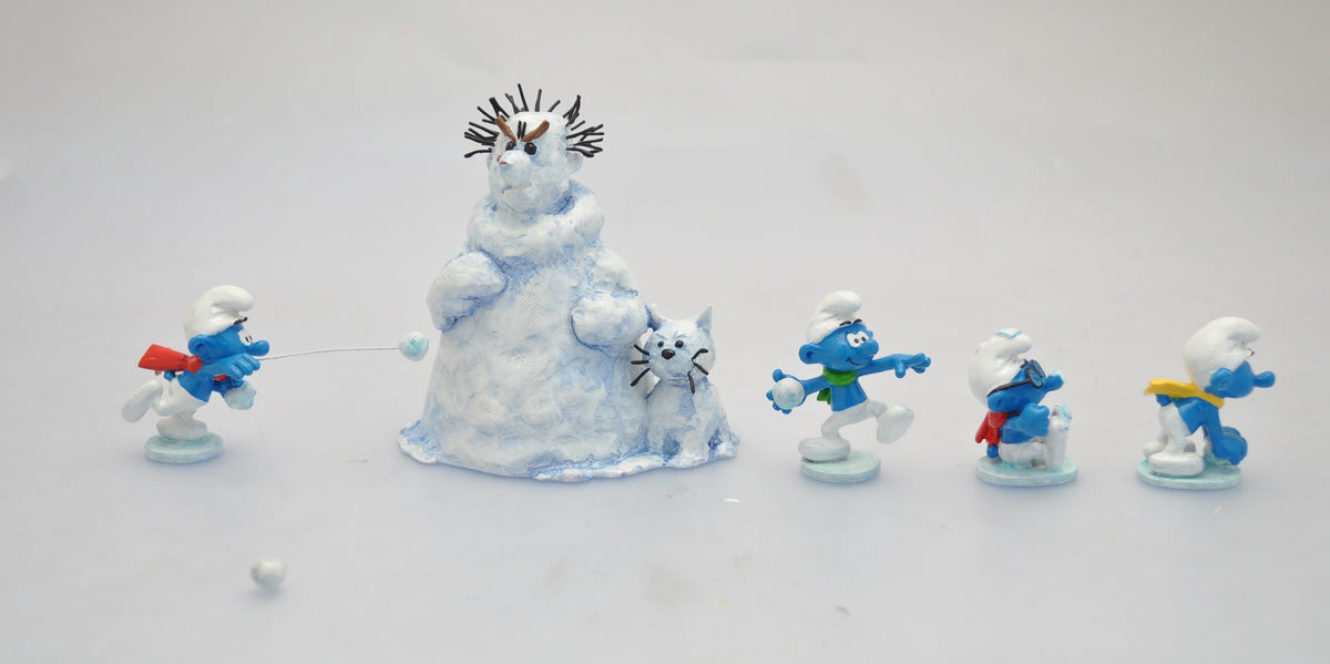 Pixi les Schtroumpfs et la bataille de boules de neige Atomax 06456 ...