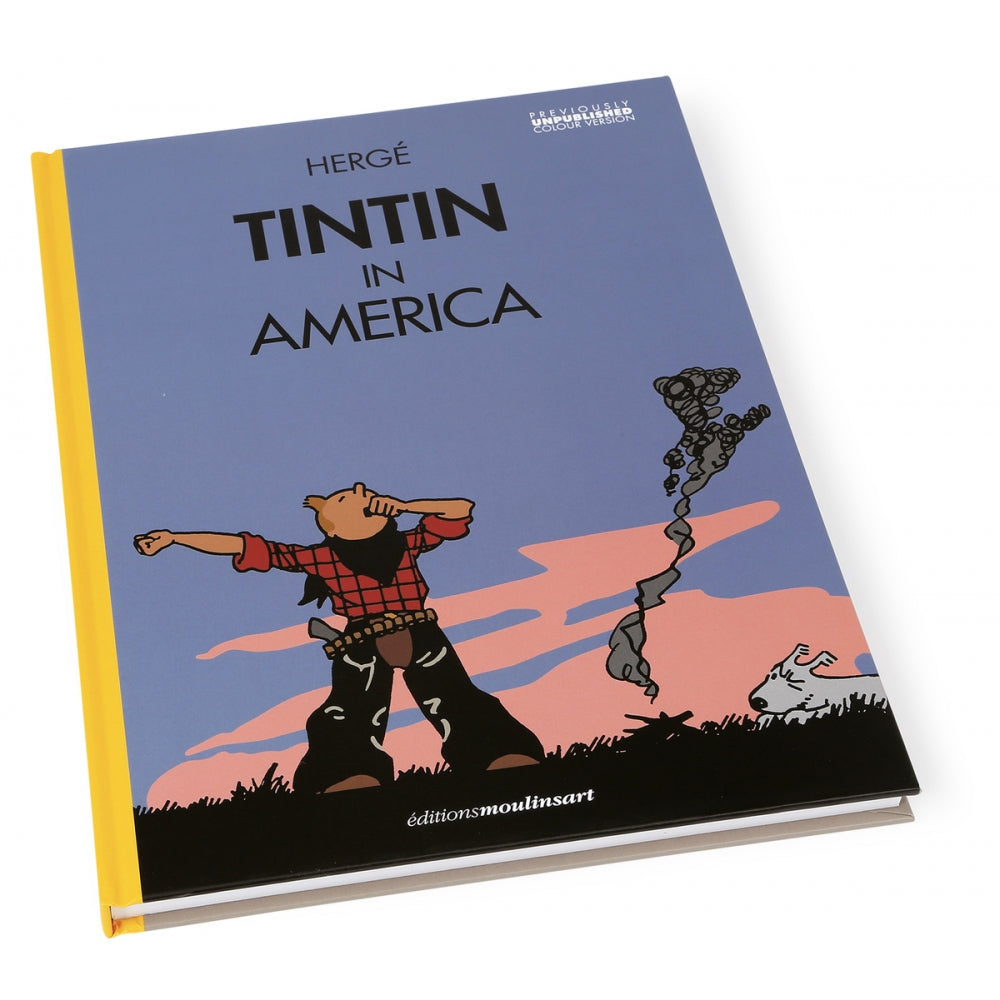 Tintin in America awakes Colorized version Moulinsart 2020 – La Marque Zone