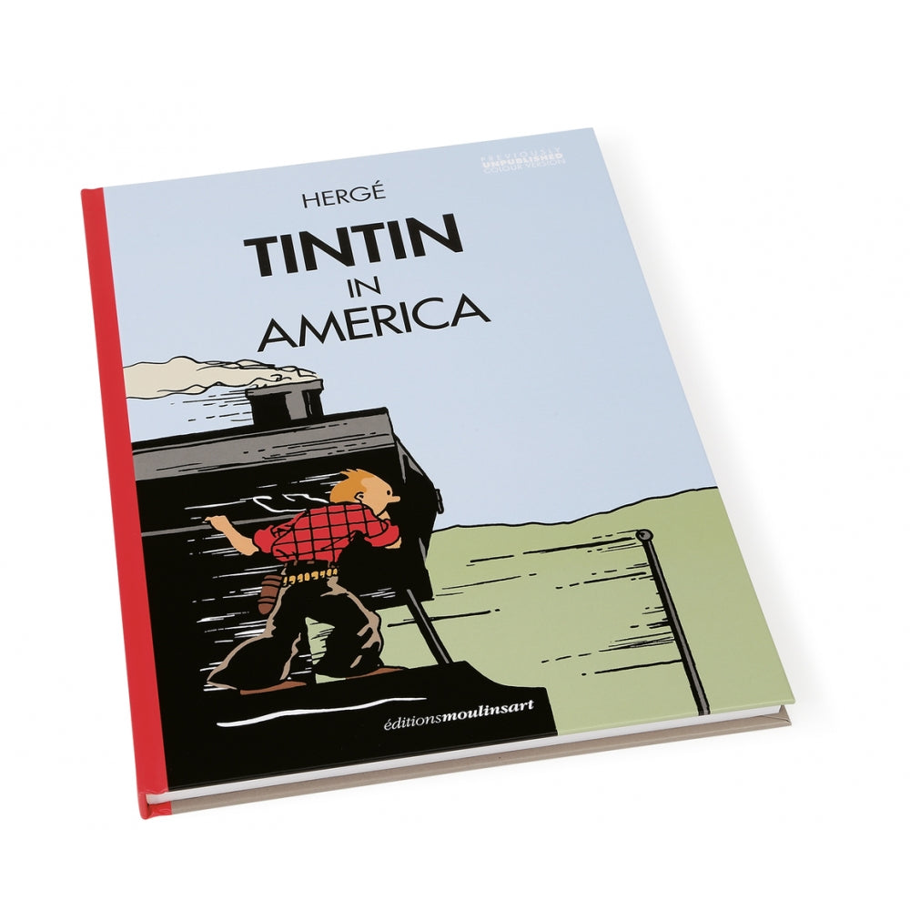 Tintin in America Locomotive Colorized version Moulinsart 2020 – La ...