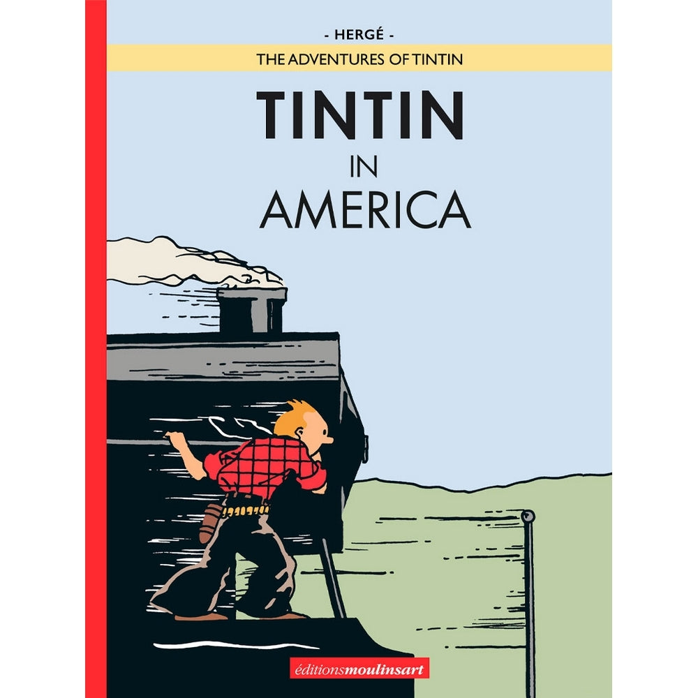 Tintin in America Locomotive Colorized version Moulinsart 2020 – La ...