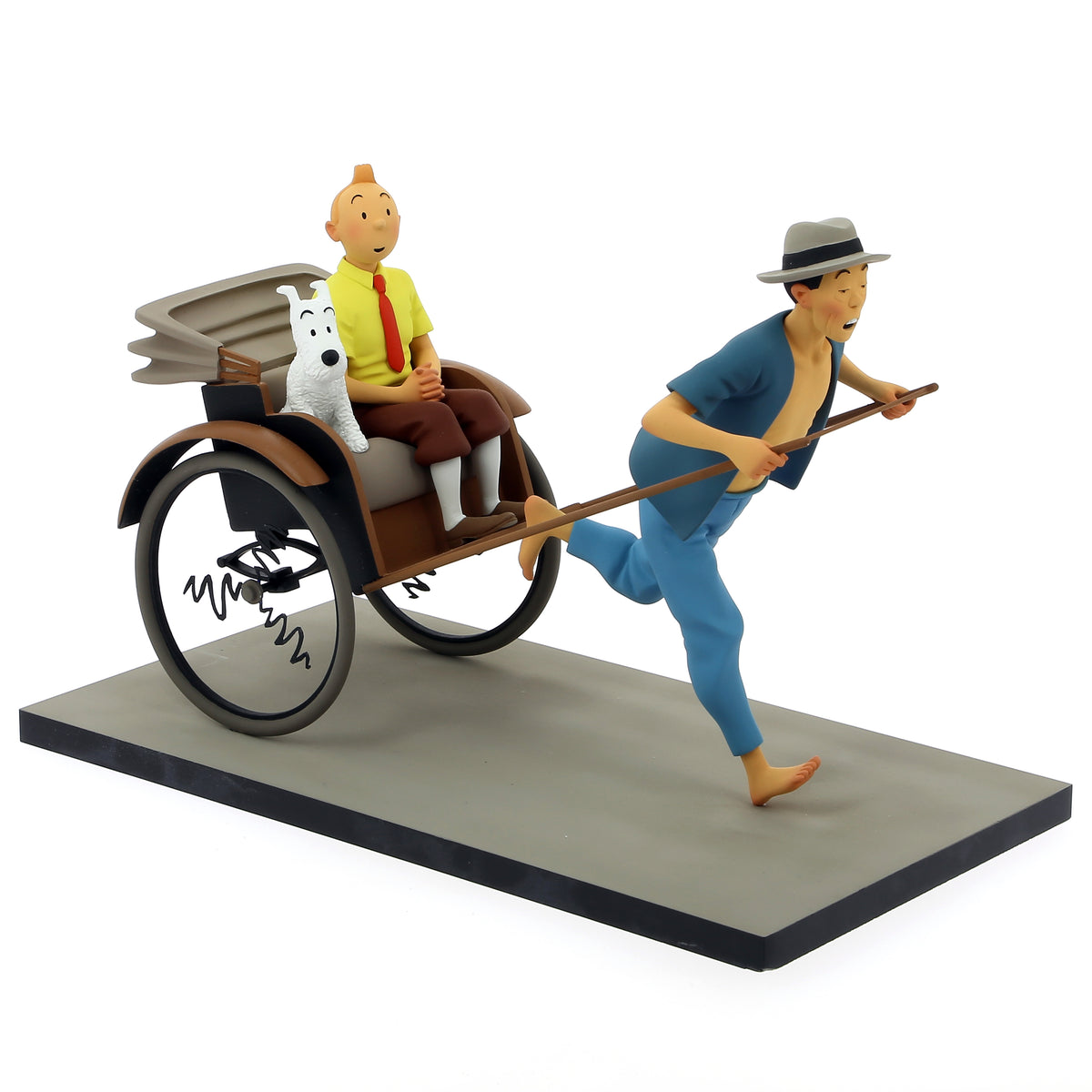 statuette résine Tintin Pousse-Pousse Moulinsart – La Marque Zone
