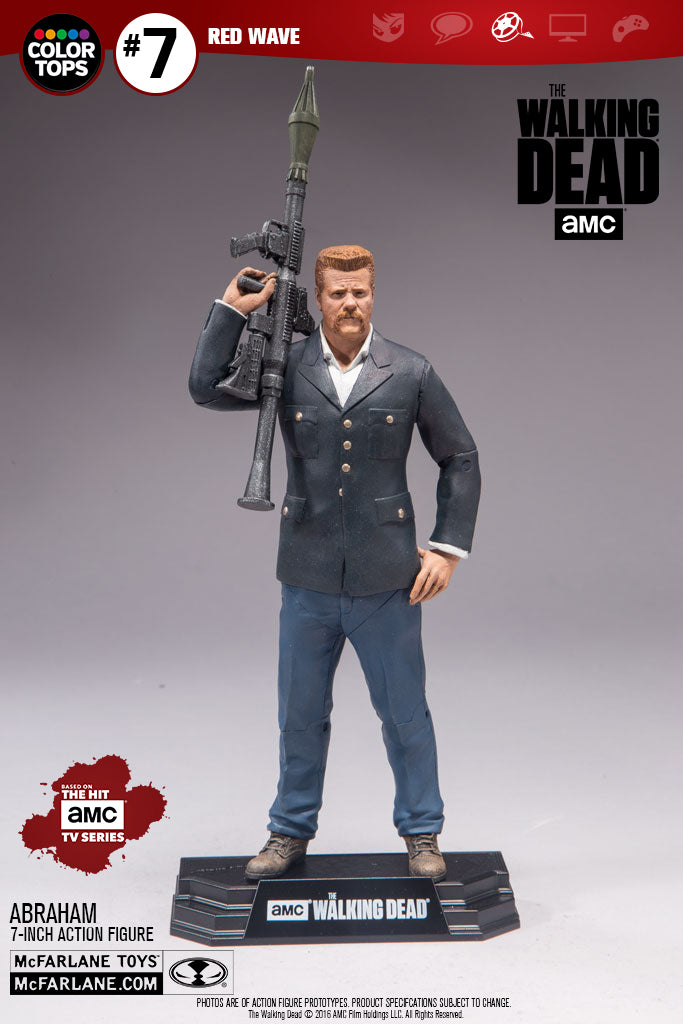 THE WALKING DEAD (TV): ABRAHAM FORD (Color Tops) - figurine articulée ...