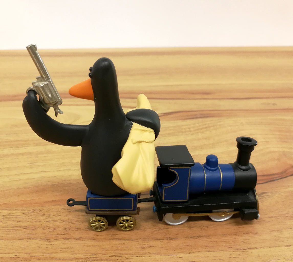 Statuette Wallace & Gromit Train Chase Feather McGraw Leblon-Delienne ...