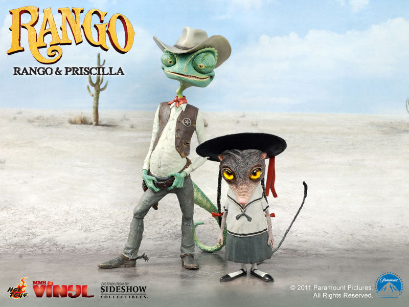RANGO & PRISCILLA "VINYL MOVIE MASTERPIECE" - pack de 2 figurines en ...