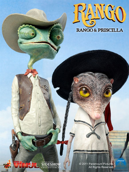 RANGO & PRISCILLA "VINYL MOVIE MASTERPIECE" - pack de 2 figurines en ...